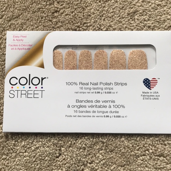 Color Street | Makeup | Color Street Chelsea Ya Later Gold Nail Polish ...
